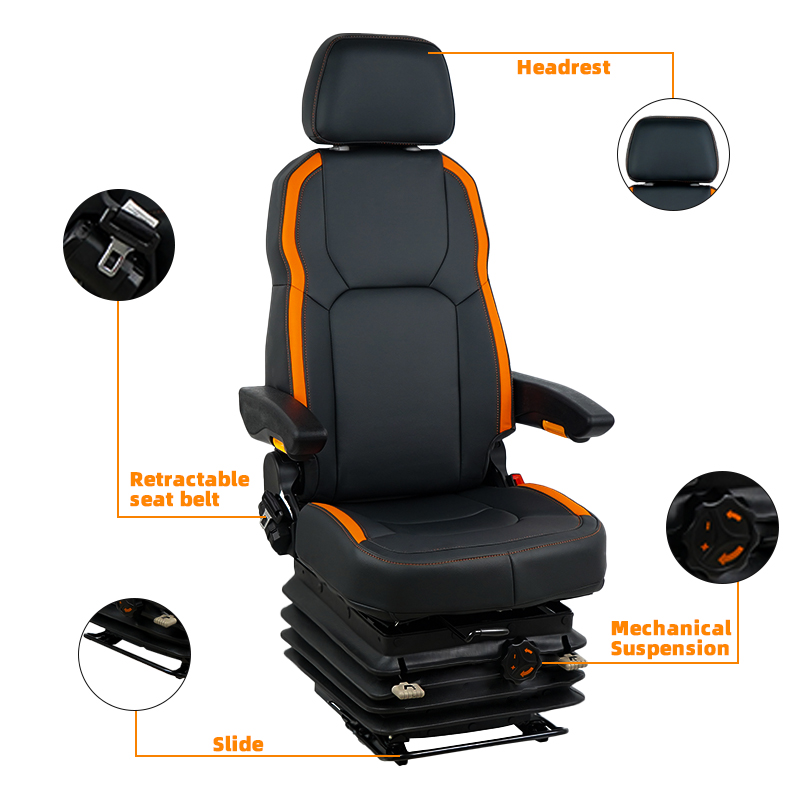 China High-end excavator seats for construction machinery Manufacture ...